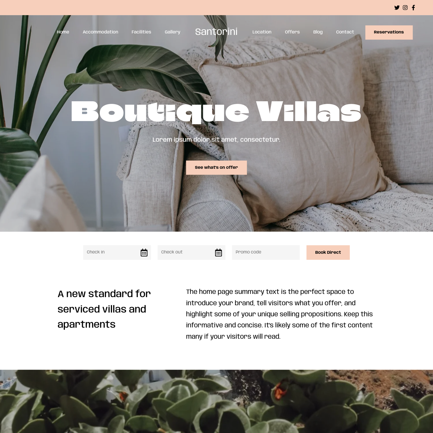 Santorini Trendy Website Theme from Springnest